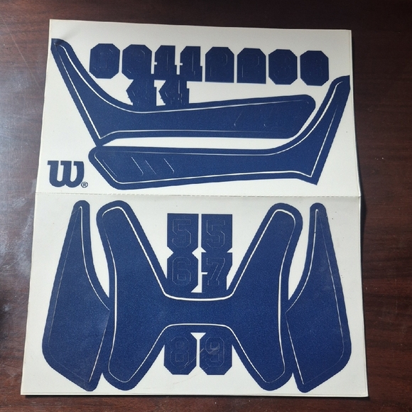 Wilson | Other | Wilson Navy Blue Hockey Stick Decal Set | Poshmark